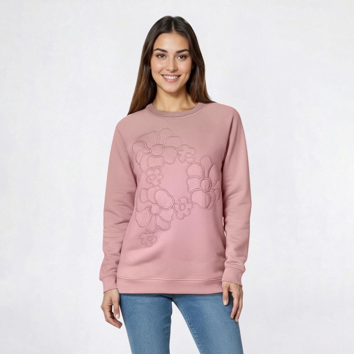 Click here for Plus Size Hasting & Smith Embroidered Fleece Flora... prices